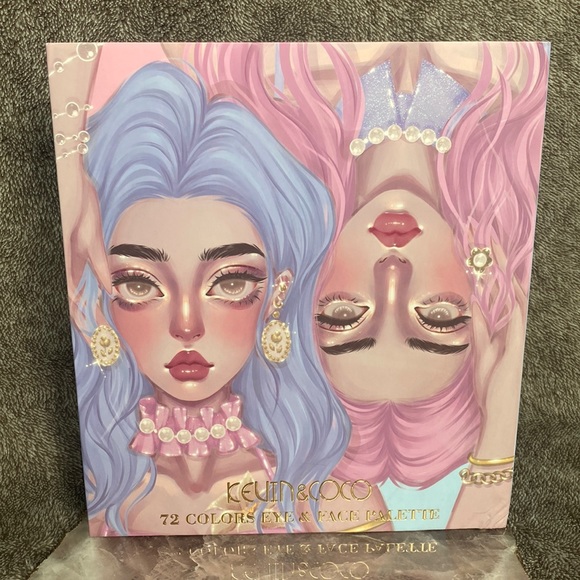 Kevin & Coco | Makeup | 72 Pan Kevin And Coco Eye And Face Palette ...